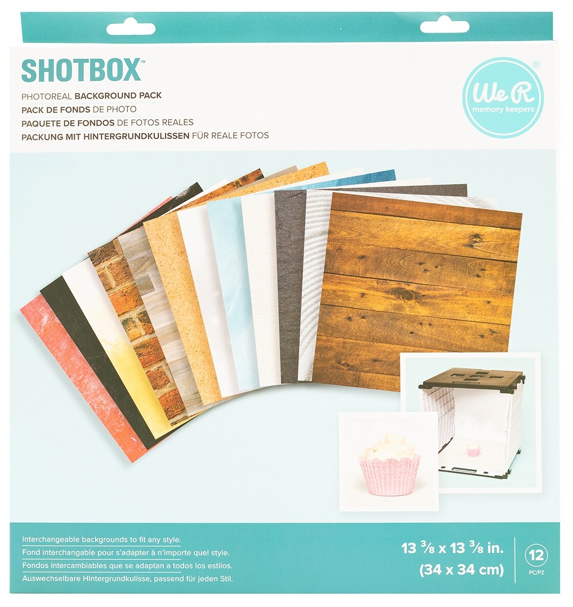 We R Shotbox Collection 13.375"X13.375"-Photoreal Backgrounds, Count: 1 ...