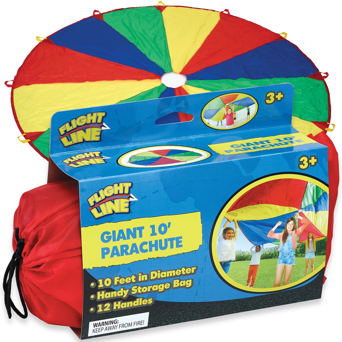 Flight Line: Giant 10' Parachute - Group Cooperative Games & Sports ...