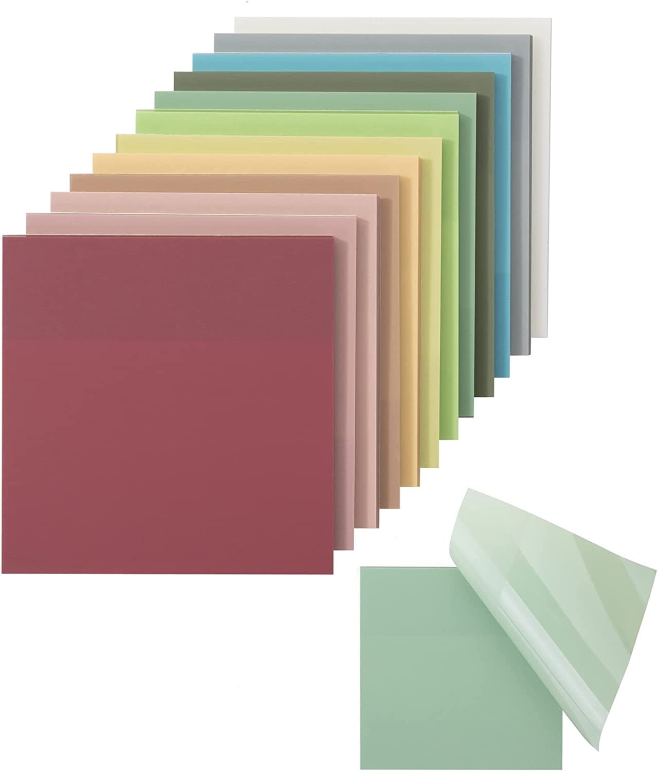 - Sticky Notes, 3”X3”, 12 Pads, Transparent Sticky Notes, Sticky Note ...