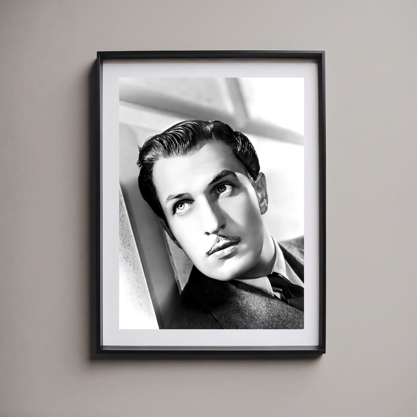 Vincent Price c. 1938 studio portrait, black and white, multiple sizes ...