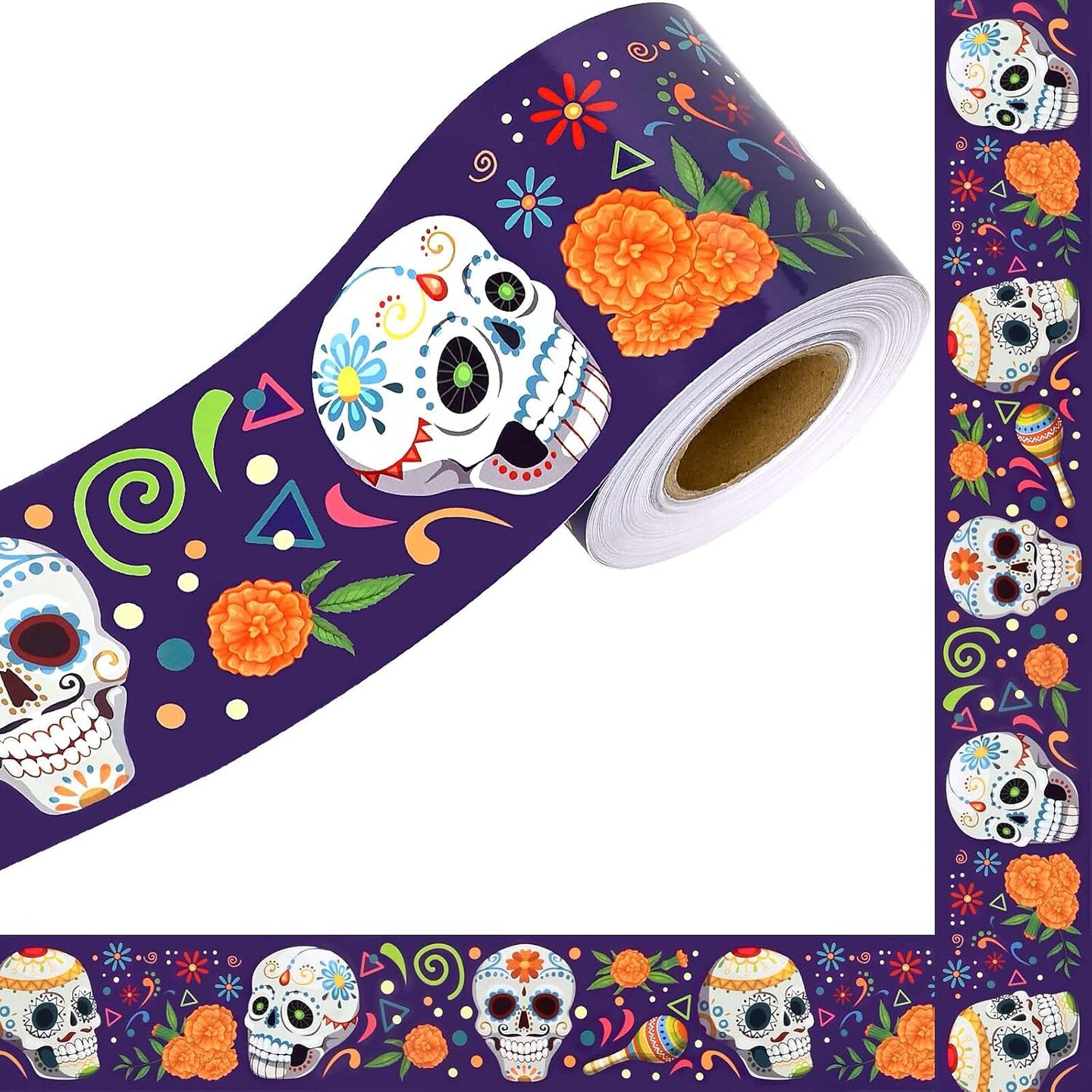 66Ft Mexican Fiesta Bulletin Board Borders Decorations, Border Trim of ...