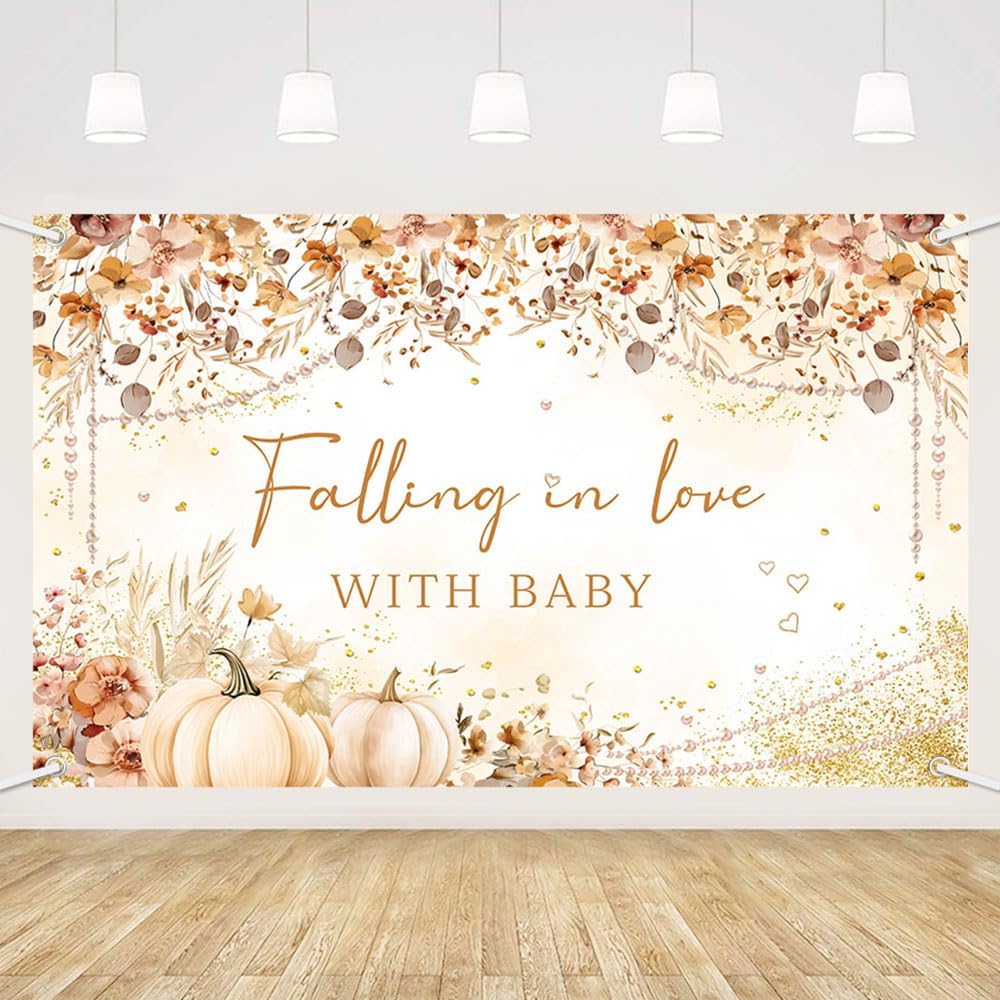 Wildflower Fall Little Pumpkin Baby Shower Banner- 5.9x3.6ft | Michaels