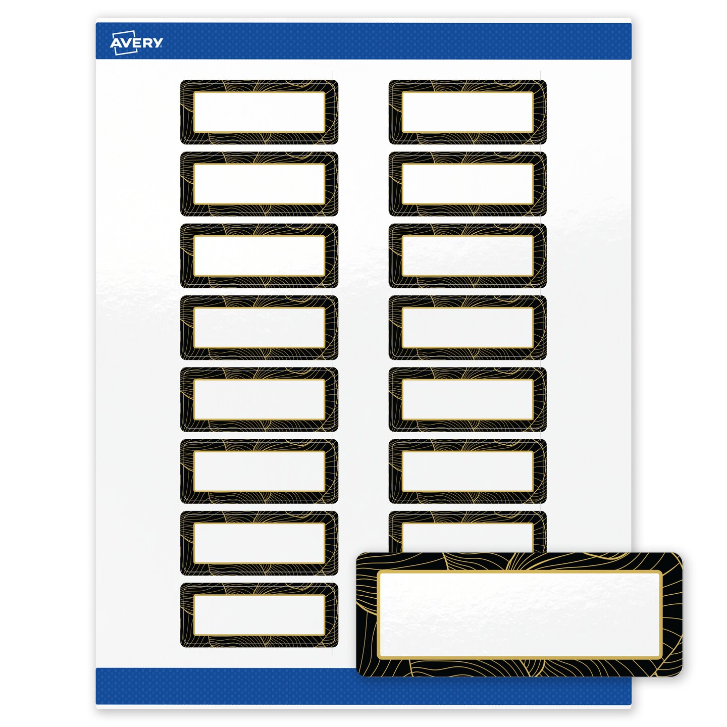 Avery Printable Rectangle Address Labels with Sure Feed Technology, Pre ...