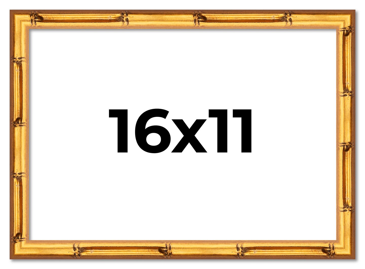 16x11 Bamboo Picture Frame with UV-Resistant Acrylic & Acid Free ...