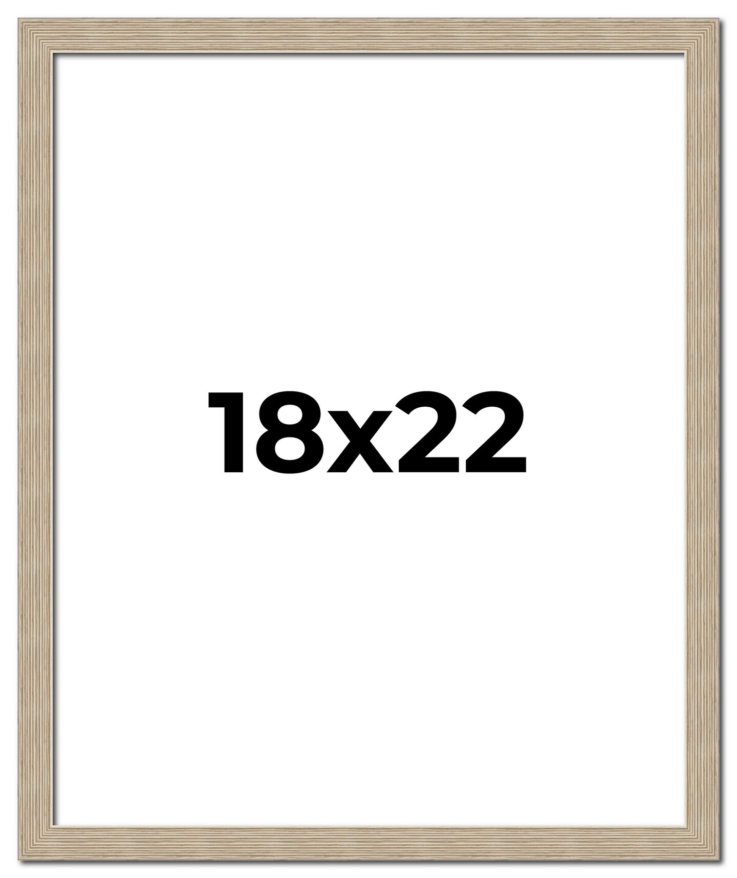 18x22 Thin Barnwood Picture Frame with UV-Resistant Acrylic & Acid Free ...
