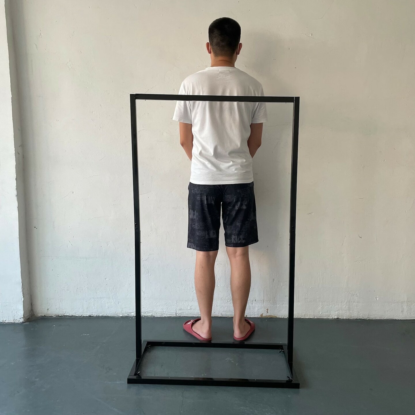 Metal Structure Sign Stand Rectangle Floral Frame Event Decor Wedding ...