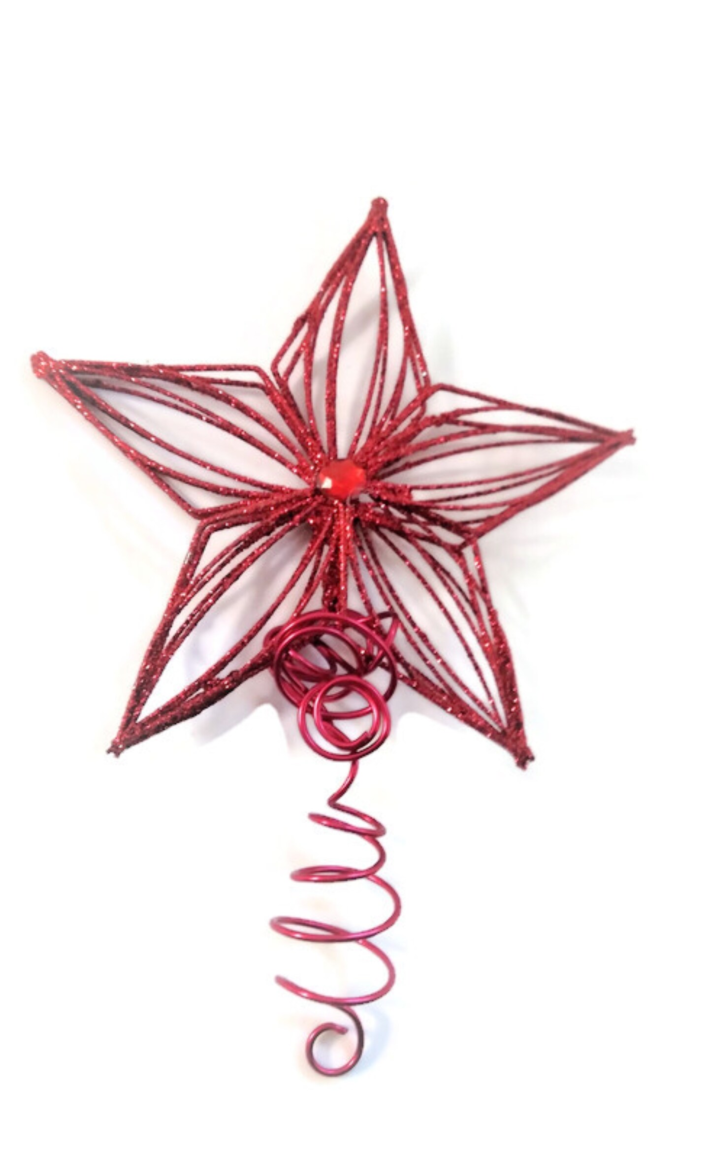 Red Tree Star Christmas Topper | MakerPlace by Michaels