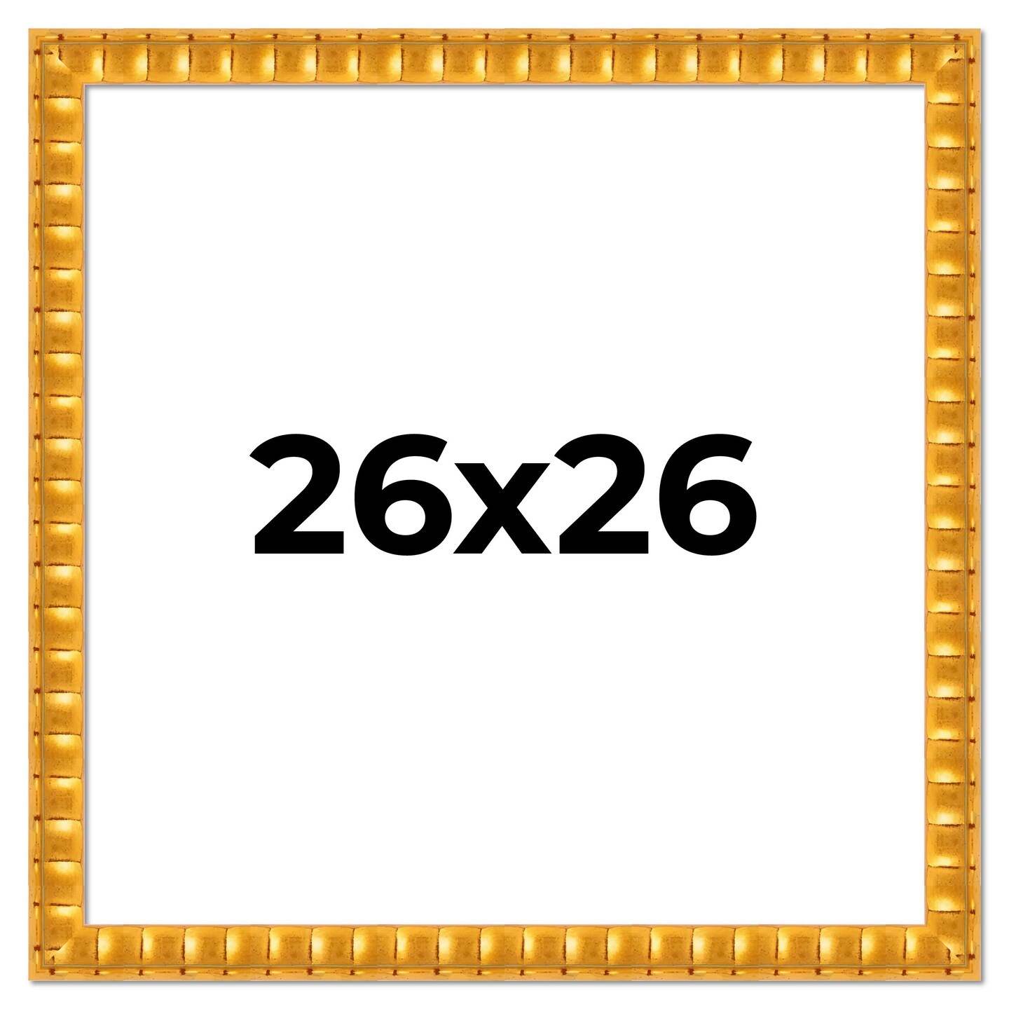 26x26 Bamboo Picture Frame with UV-Resistant Acrylic & Acid Free ...