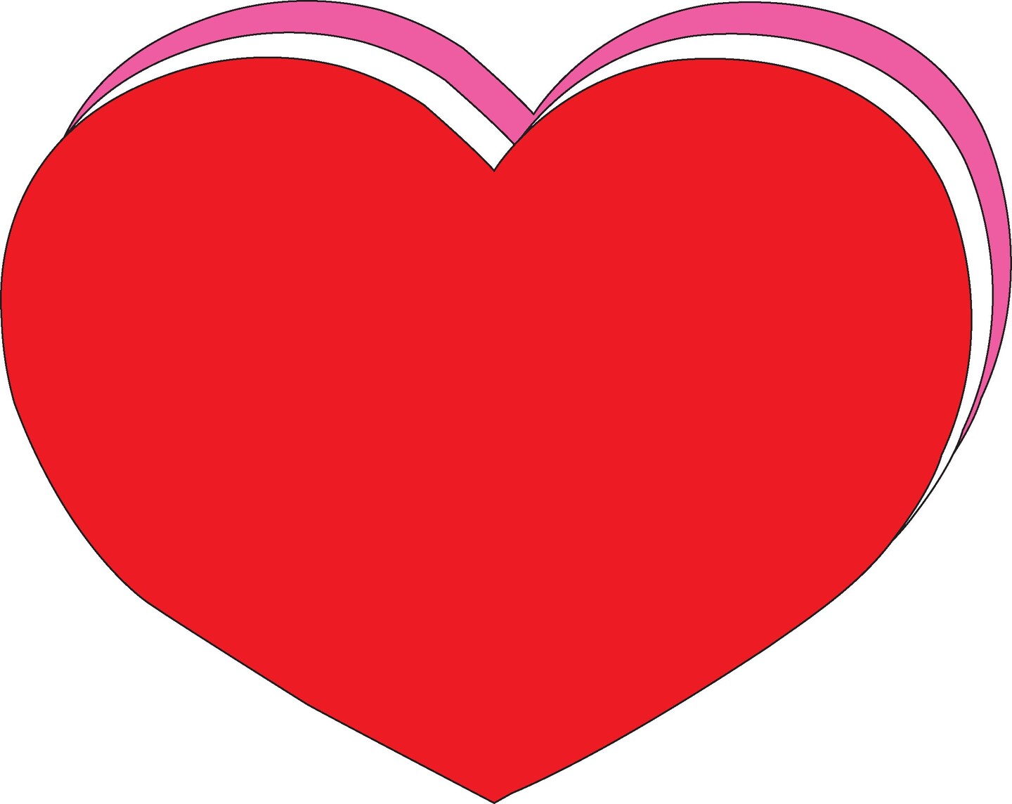 Super Cut-Outs - Tri Color Heart | MakerPlace by Michaels