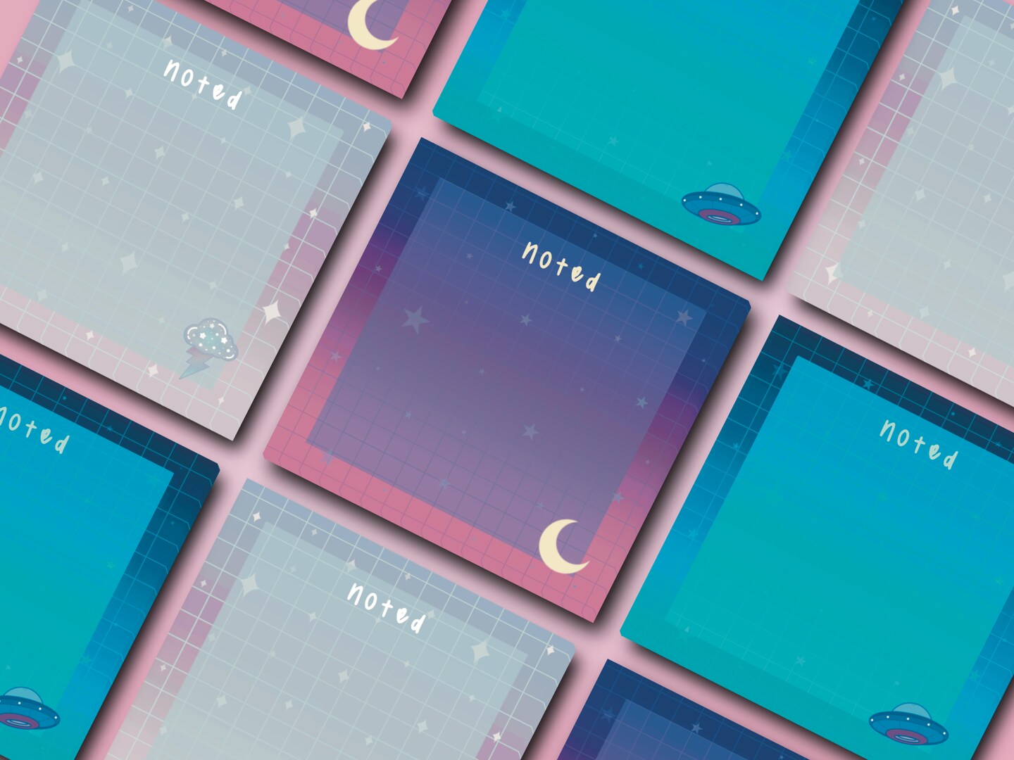 Sticky Notes, Cute Sticky Notes, Pretty Post It Notes, Plan Sticky ...