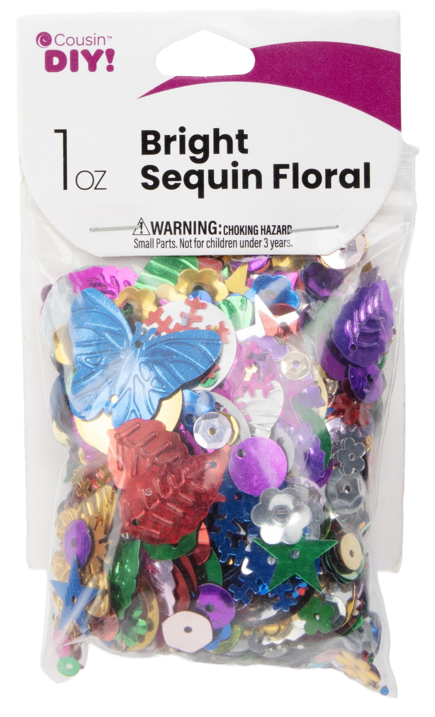 CousinDIY Crystal Sequins 1oz-Floral Shapes | Michaels