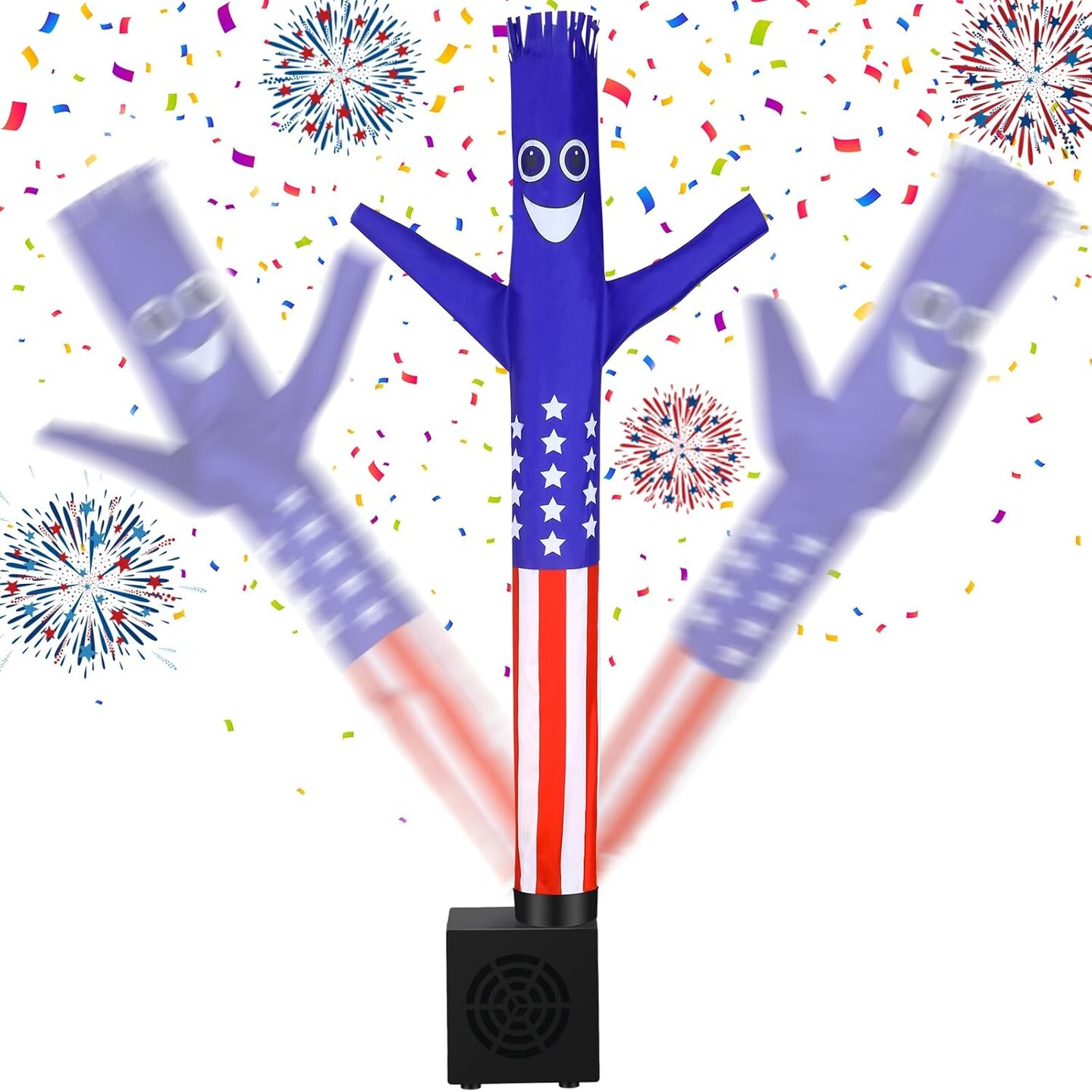 4th of July Table Centerpiece Decoration Mini Inflatable Tube Man ...