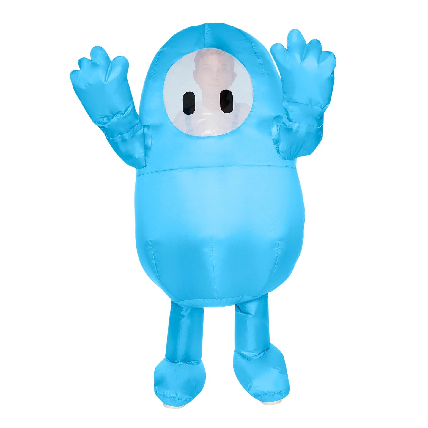 Fall Guys Blue Inflatable Child Costume | One Size Fits Up To 14 | Michaels