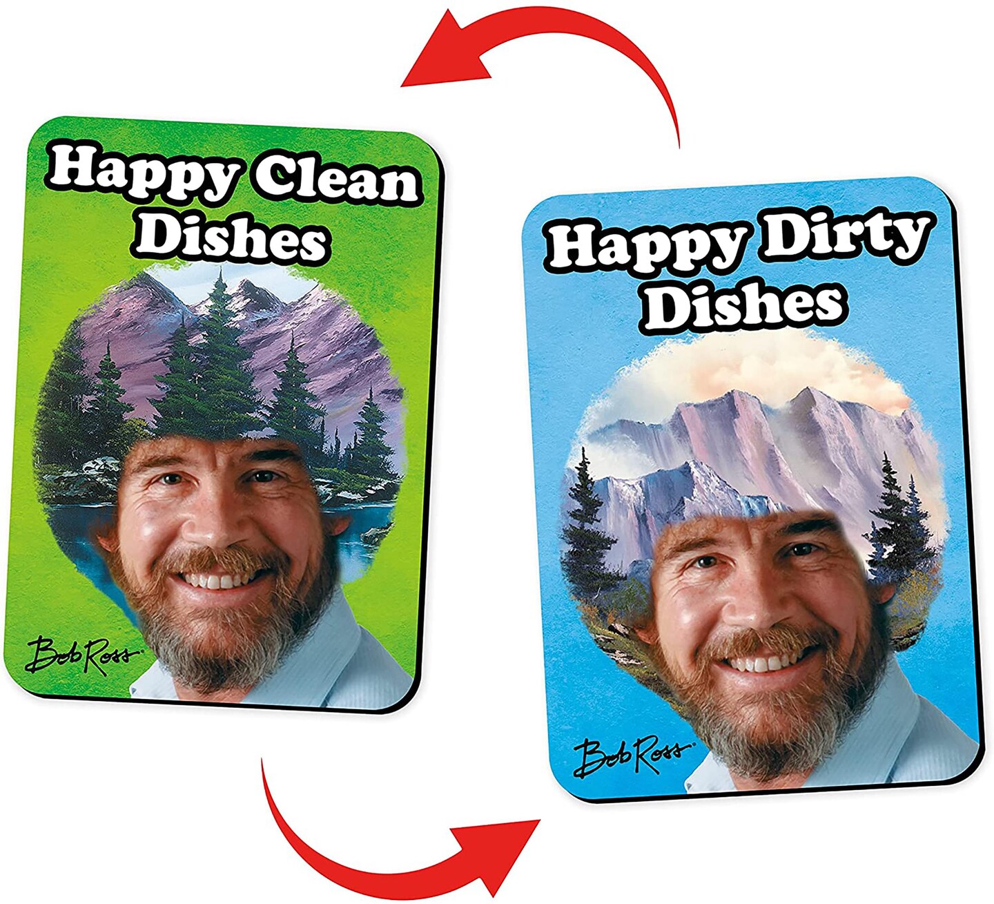 Bob Ross Double Sided Dishwasher Magnet | Michaels