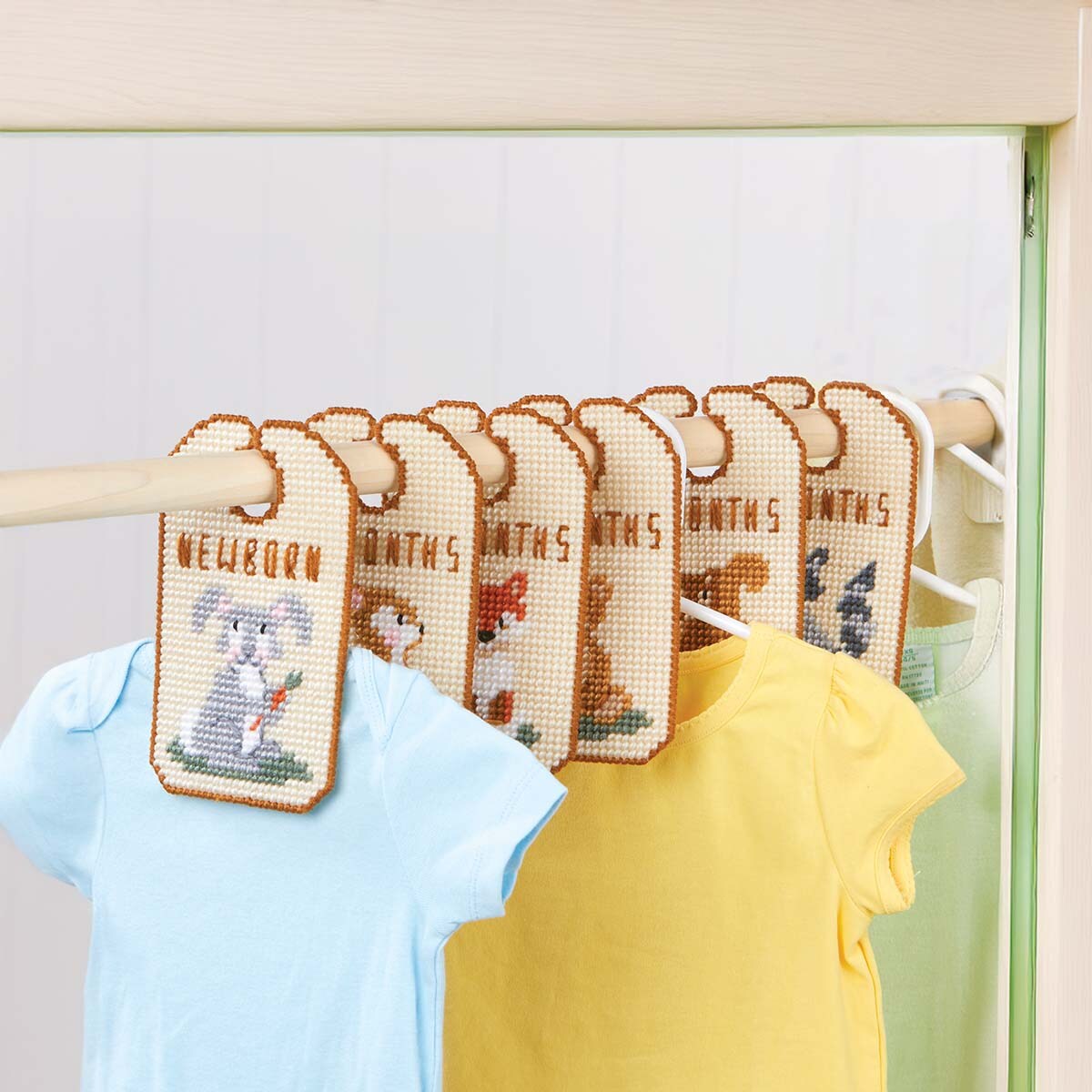 Baby By Herrschners Woodland Treasures Closet Dividers Plastic Canvas