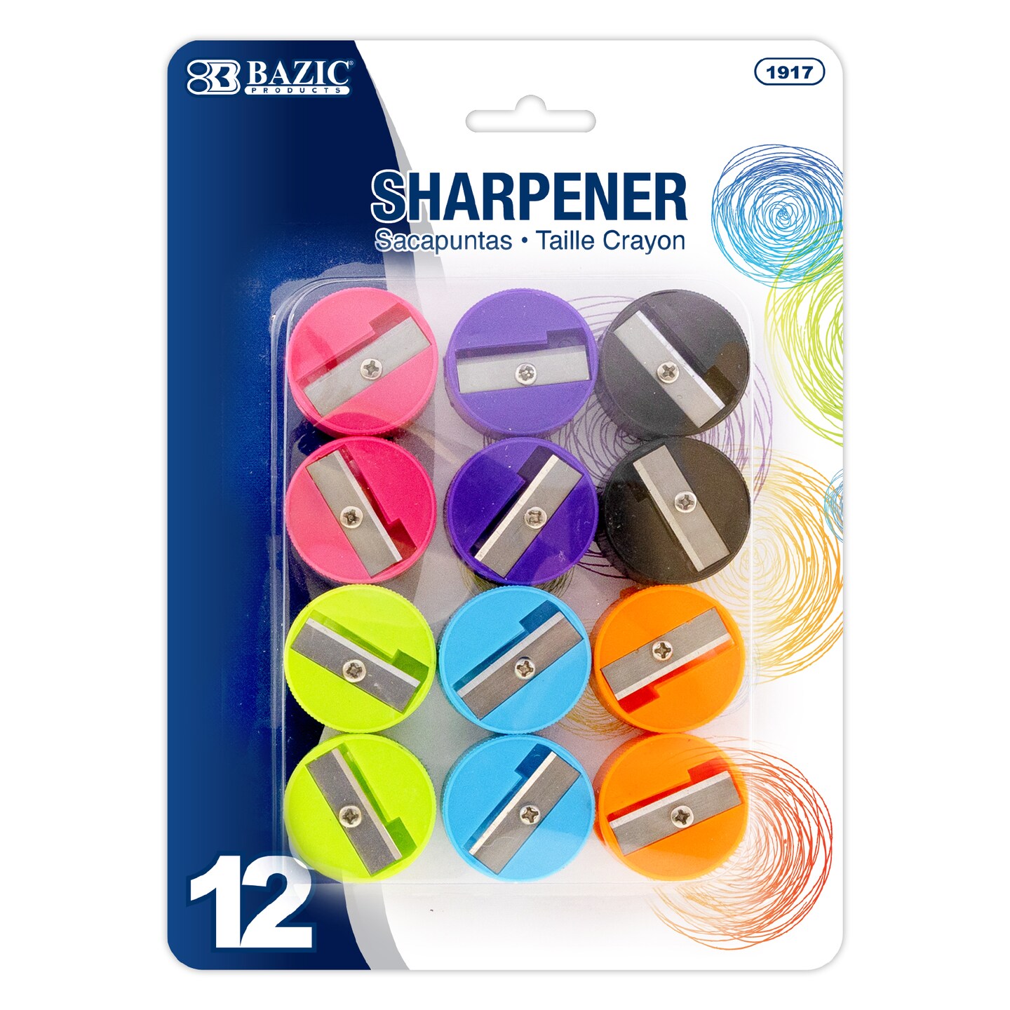 BAZIC Luna Round Pencil Sharpener (12/Pack) | Michaels