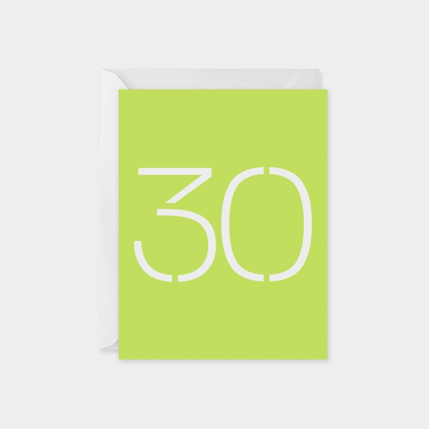 Age 30 Stencil Number Birthday Card | Michaels