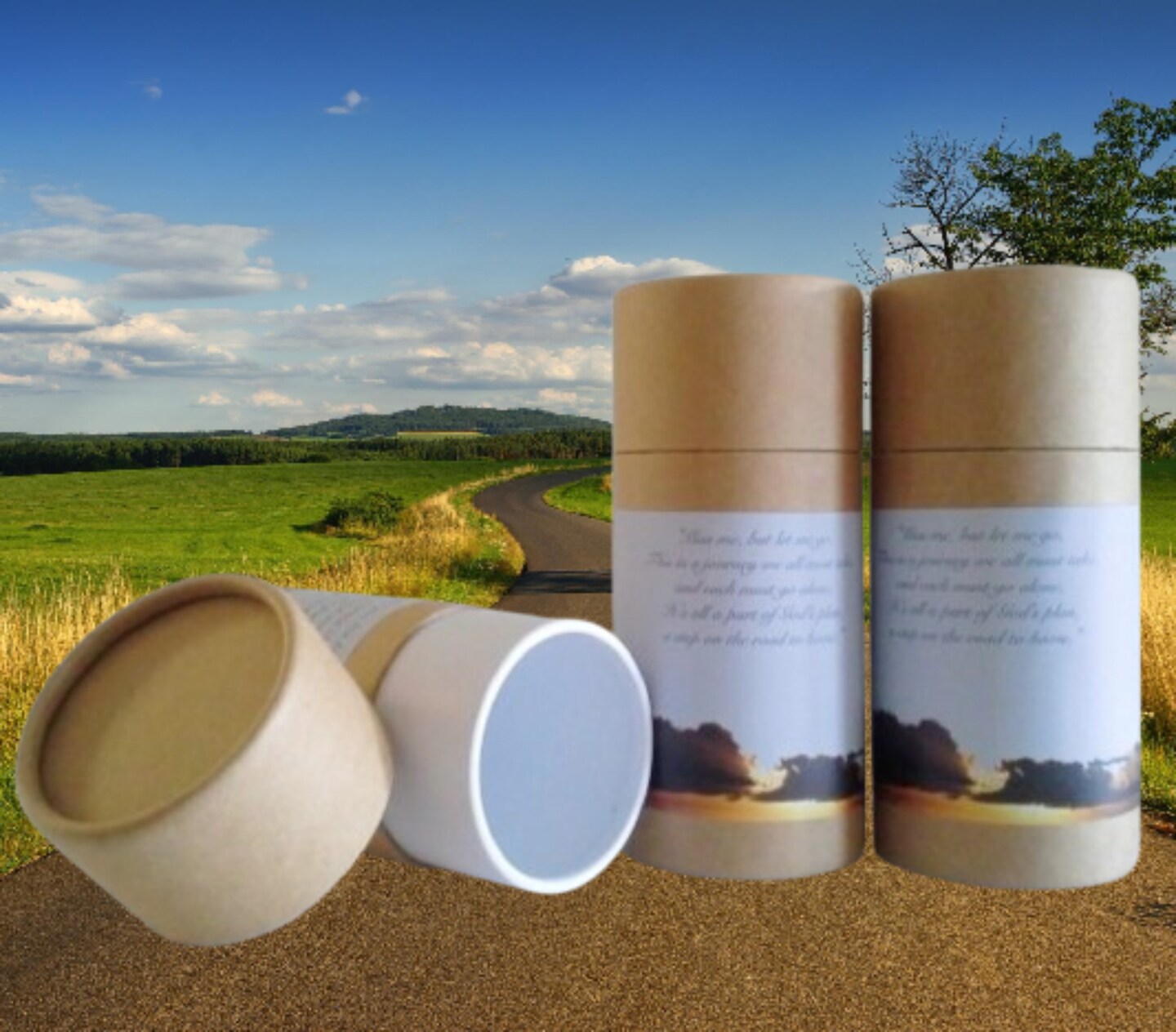 SET OF THREE Eco-Friendly Cremation Urn Scattering Tubes with ...