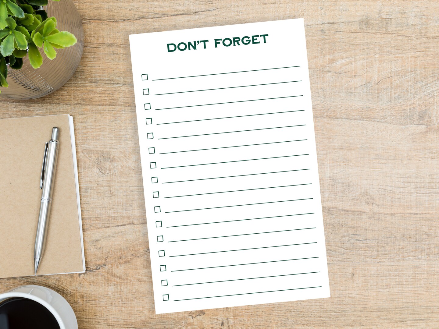 Personalized To Do List | Lined 5x8 Notepad | 29 Color Options | 20 ...