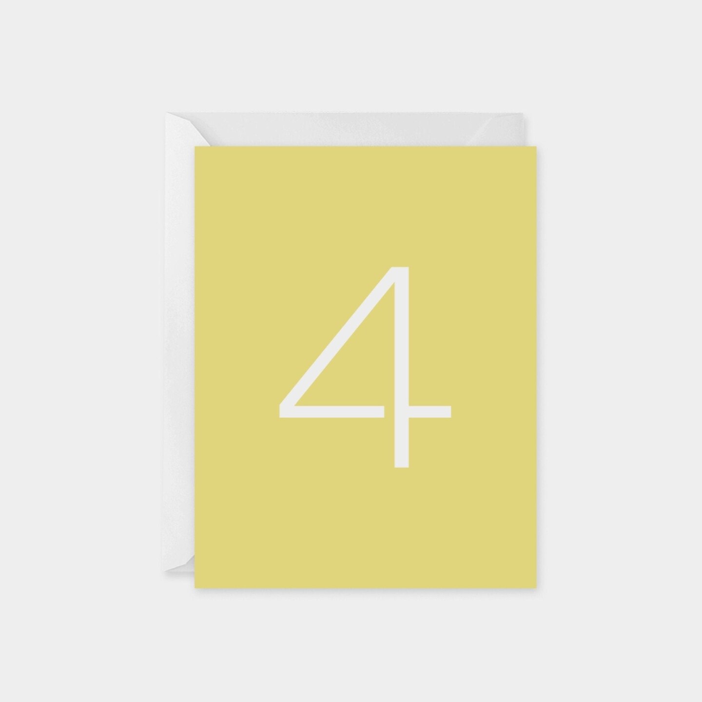 Age 4 Stencil Number Birthday Card, Size: Design Download | Michaels
