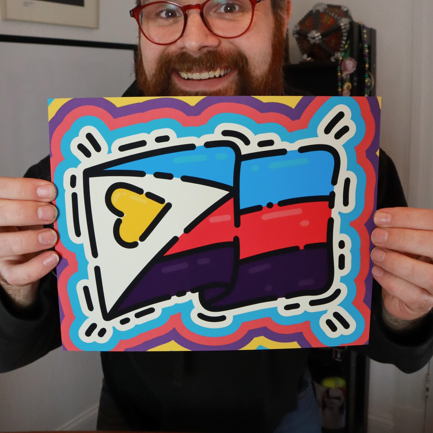 Polyamory Pride Flag Art Print | MakerPlace by Michaels