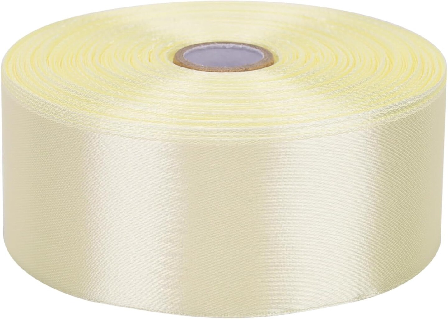 Satin Ribbon 50 Yards Solid Fabric Ribbons Roll for Wedding Invitations ...