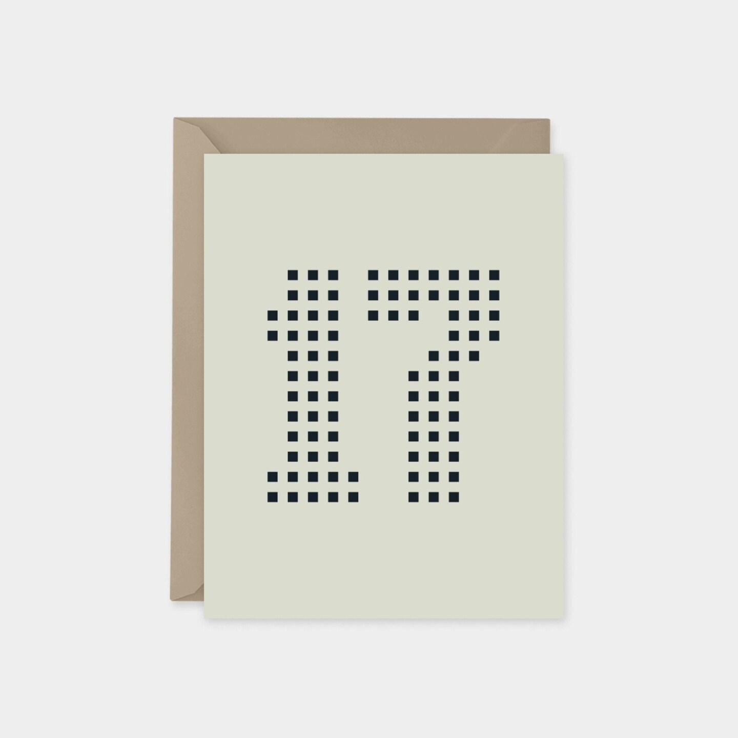 Age 17 Dotted Number Birthday Card | Michaels