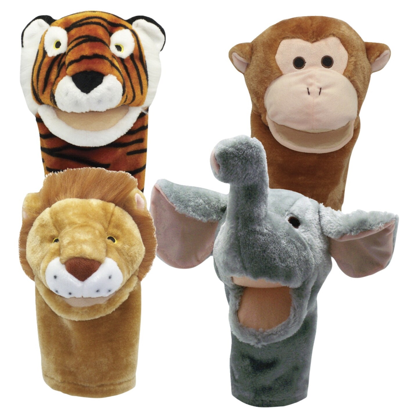 Get Ready Kids Moveable Mouth Zoo Animal Puppets, Set of 4 | Michaels
