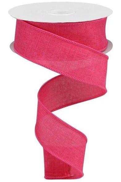 1.5" Royal Burlap Ribbon: Hot Pink (10 Yards) | Michaels