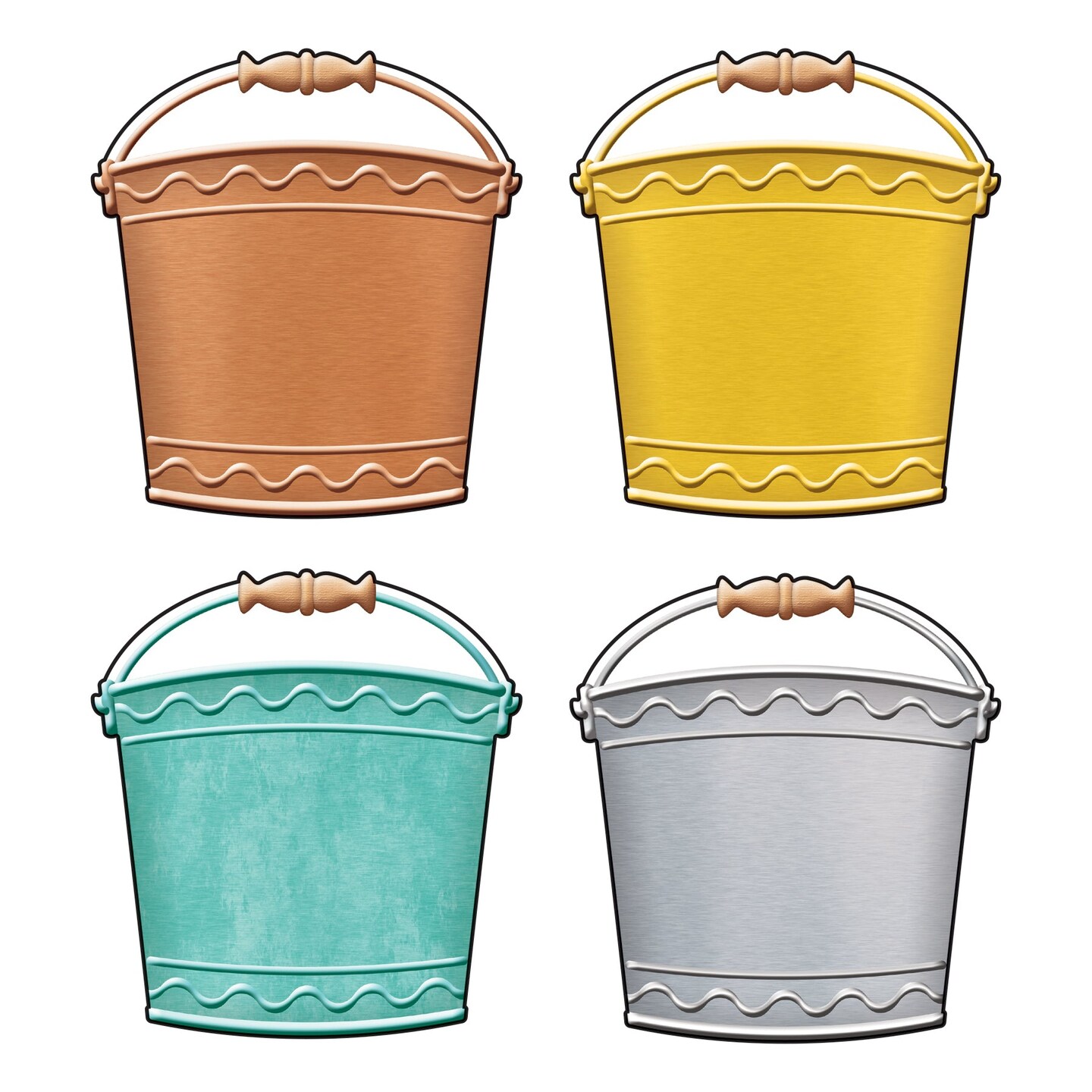 I ♥ Metal Buckets Classic Accents® Variety Pack, 36 Count | Michaels