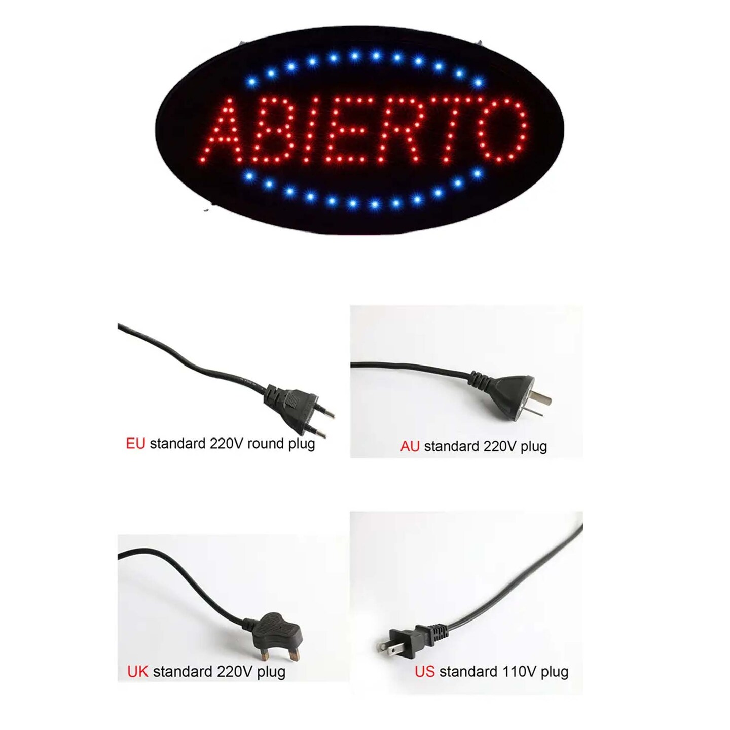 Custom ABIERTO LED Hanging Sign | Michaels