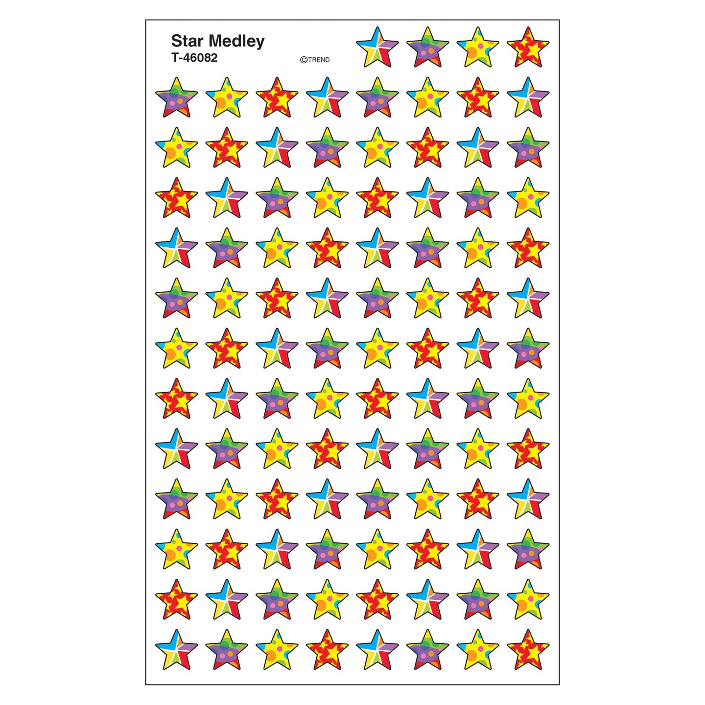 Star Medley superShapes Stickers, 800 ct | Michaels