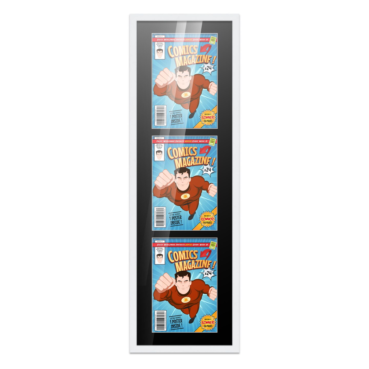 Comic Book Display Frame for Silver Age Comics Published Between 1956 ...