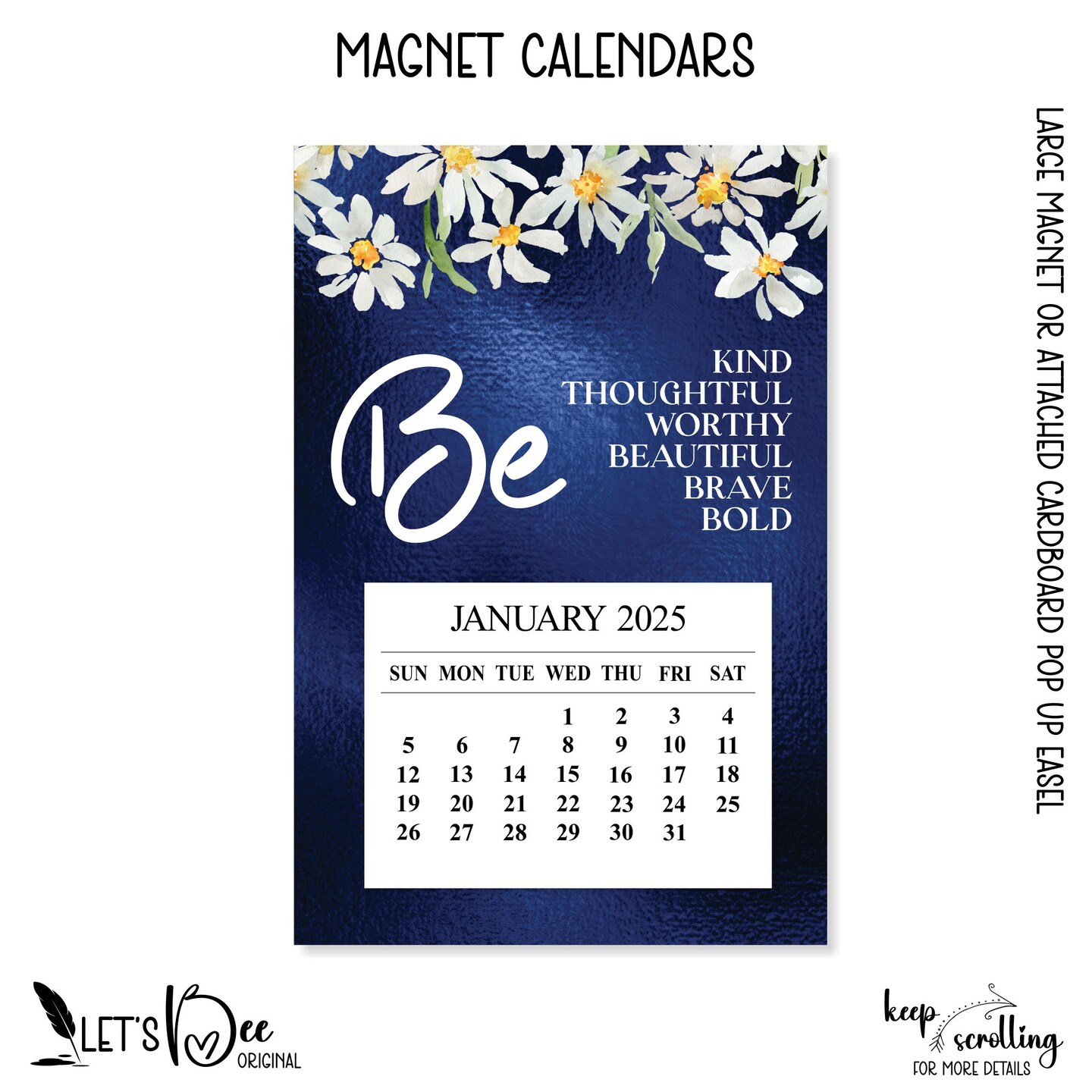 2025 Be Bold Inspiration Calendar, 2025 Inspiration Every Day Calendar ...