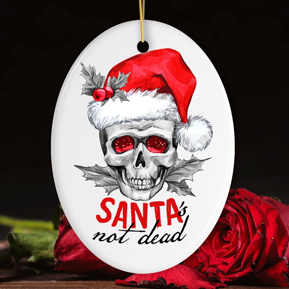 Santa is Not Dead Skull Christmas Ornament | Michaels
