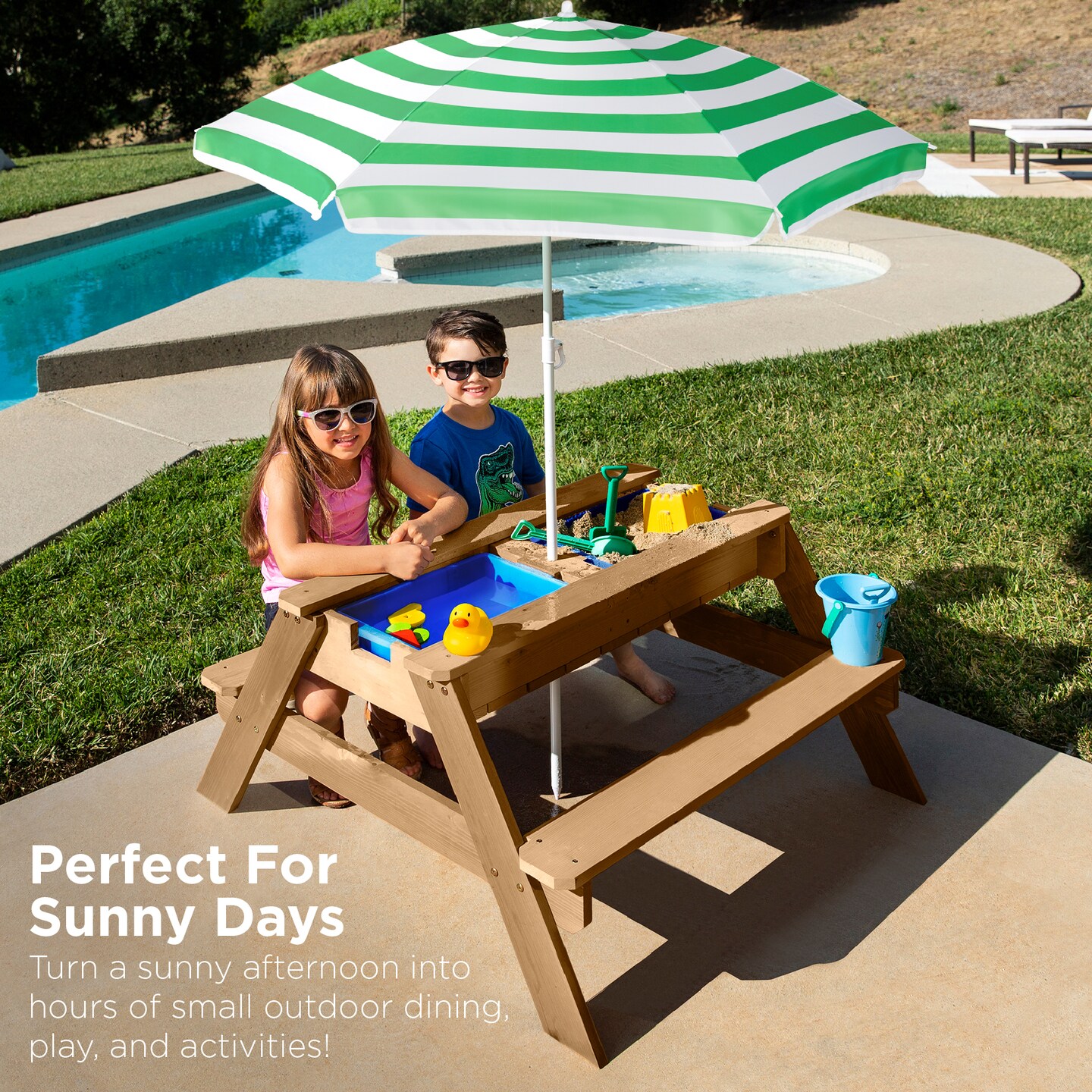 Small picnic table with umbrella store