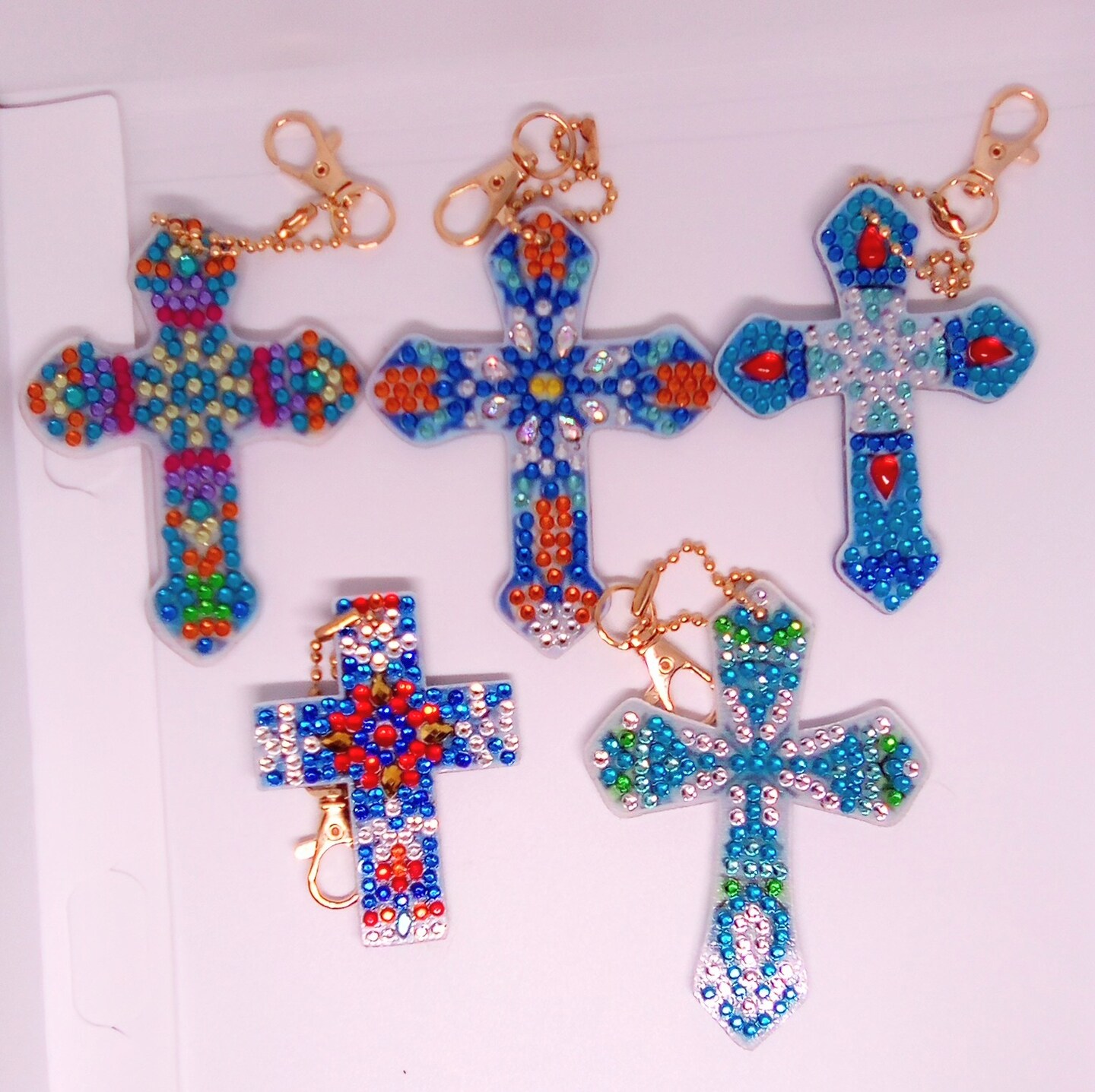Diamond Art Cross Charm | MakerPlace by Michaels