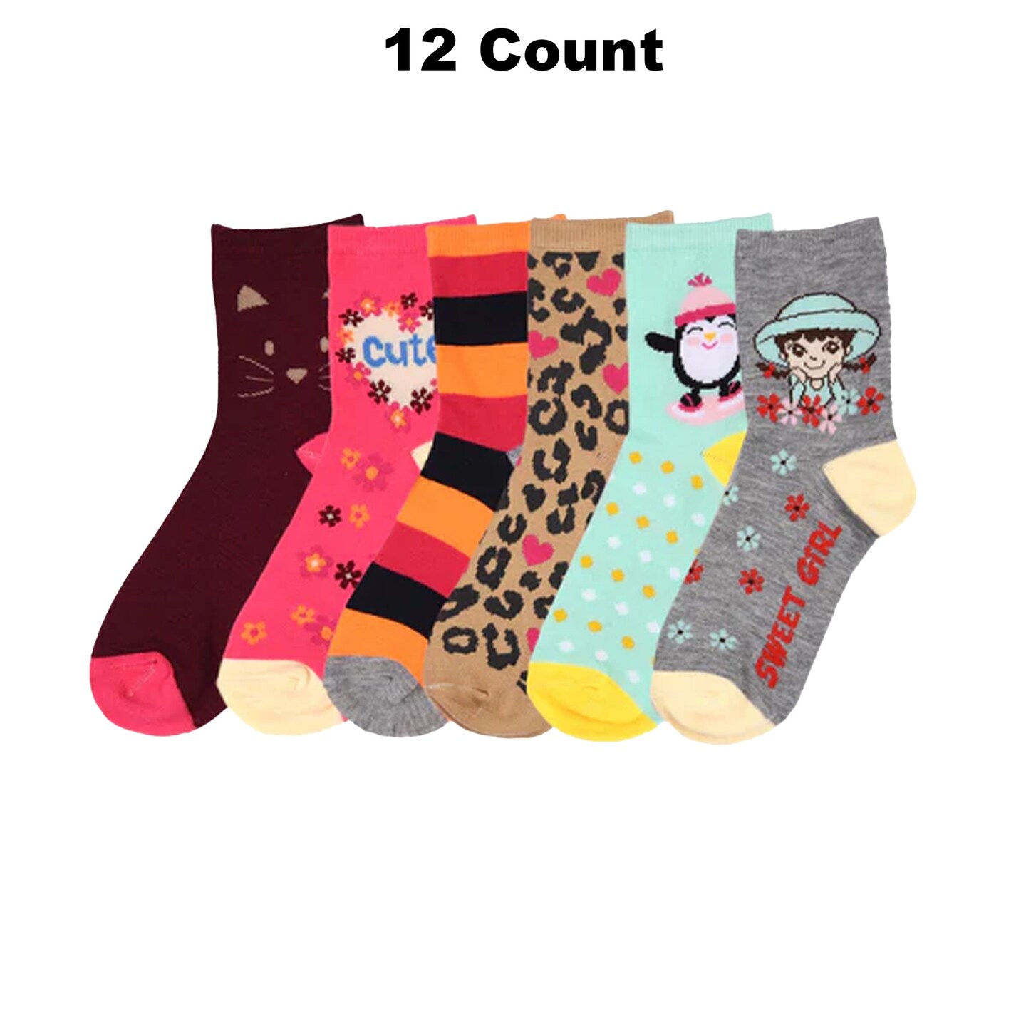 Mopas Girls Computer Crew Socks | RADYAN® | Michaels