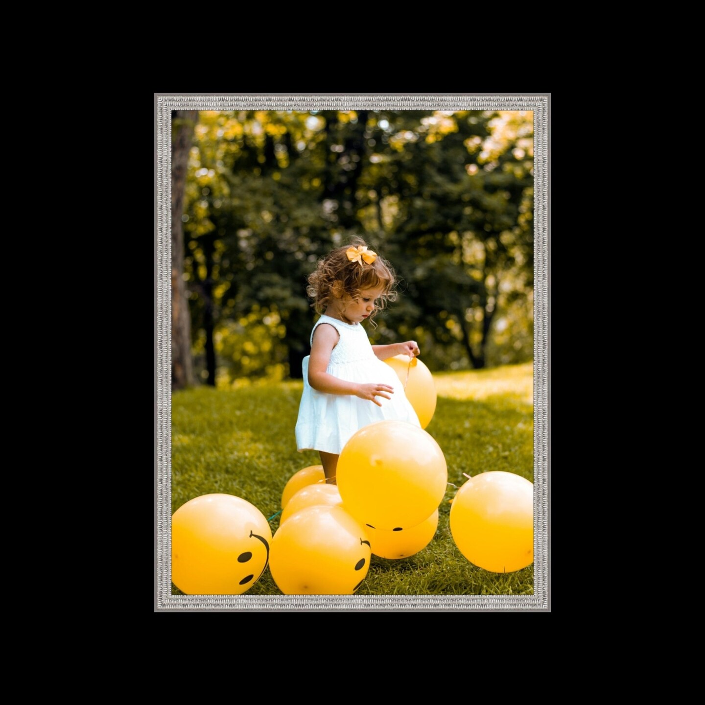 Silver 13x30 Picture Frame Ornate Traditional Classic Antique | Michaels