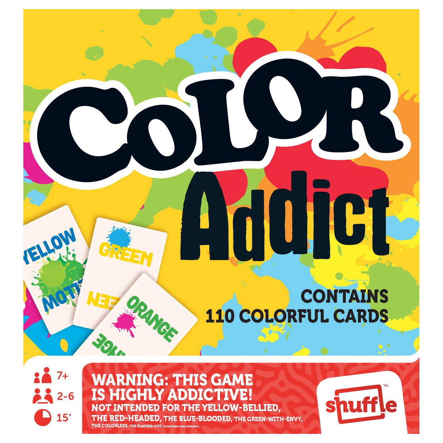 Shuffle Color Addict Family Card Game | Michaels