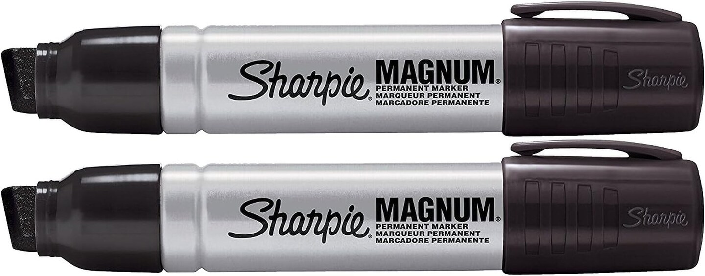 2 Pack 4411 Magnum Permanent Marker Black | Michaels
