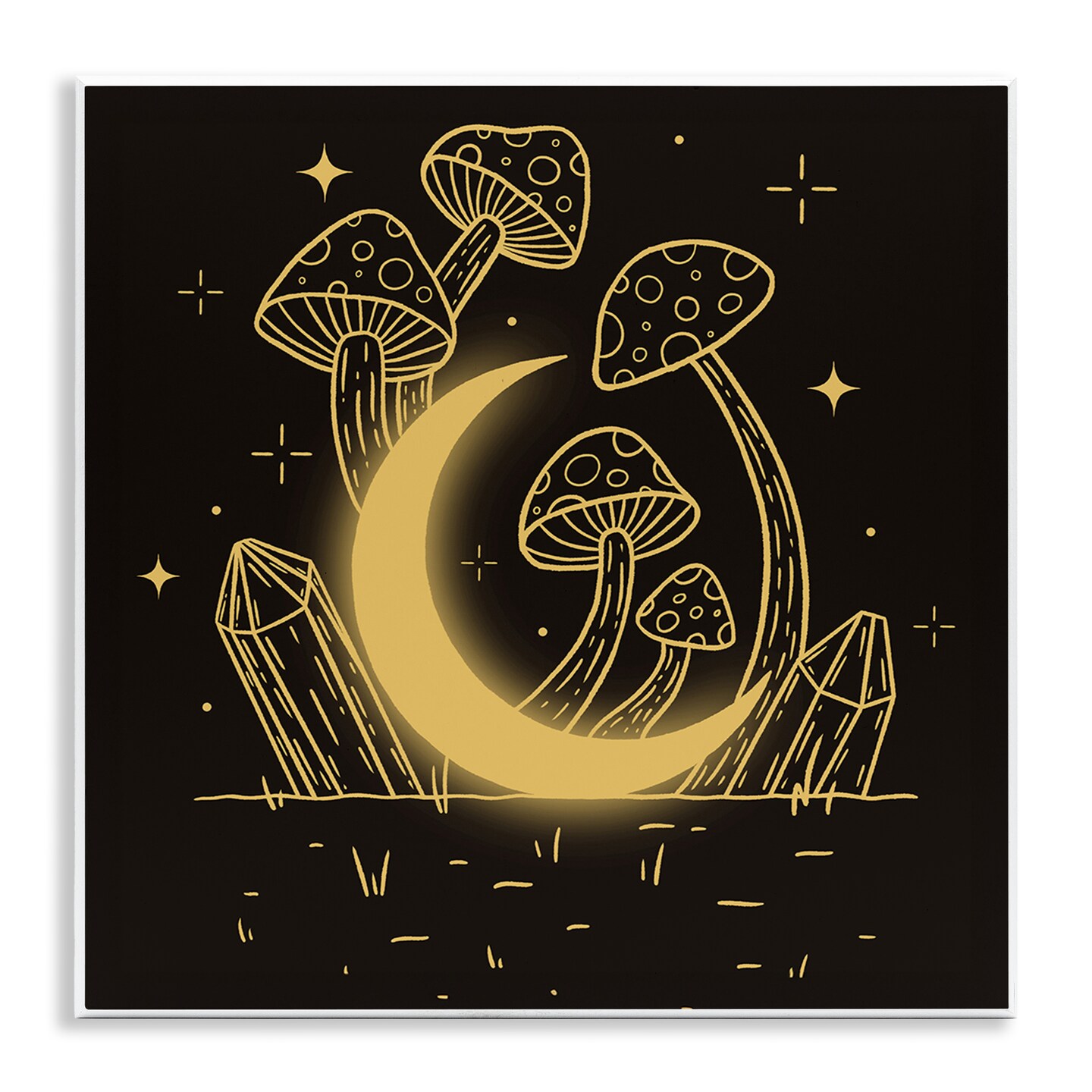 Stupell Industries Moon In The Shroom Wall Plaque Art Design by Ahmed Sameh Hussein | Michaels