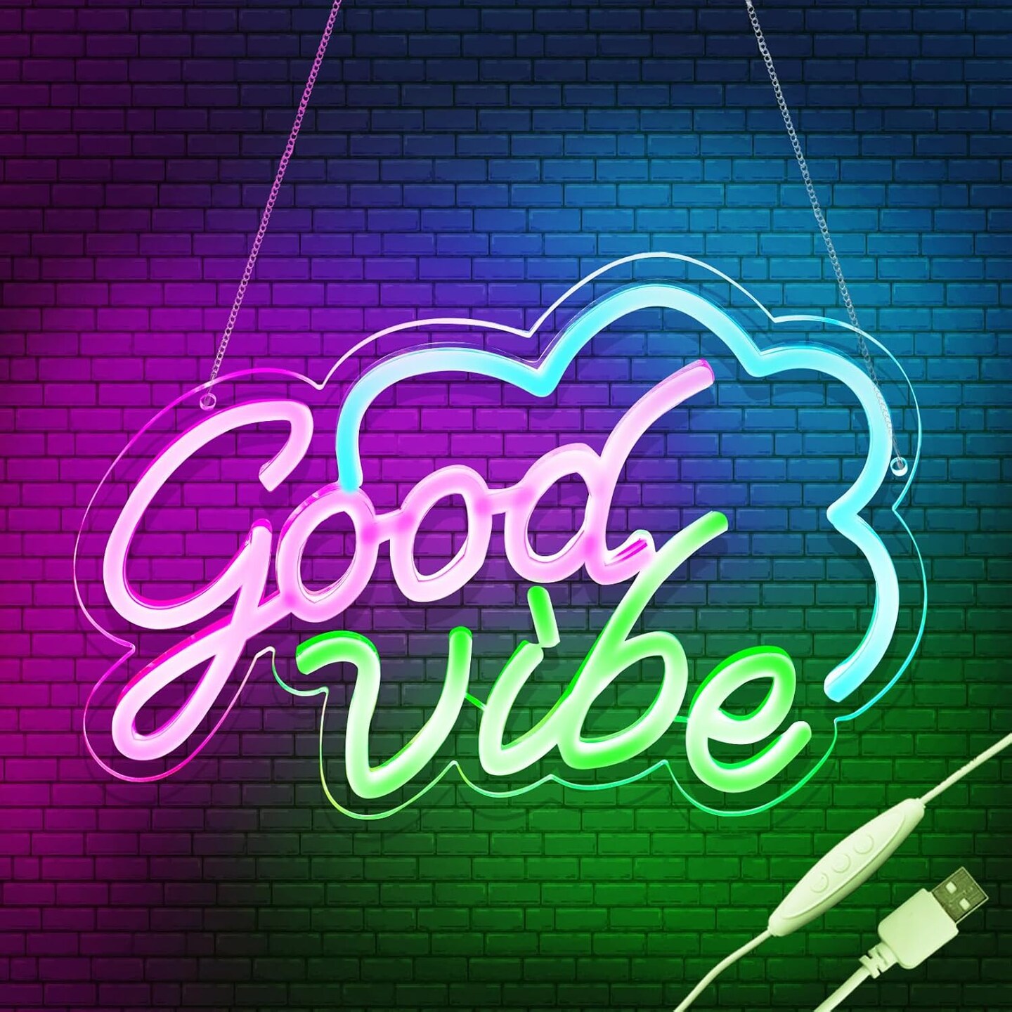 Good vibe Neon sign Neon Sign Led Neon Lights Pink Neon Sign for ...