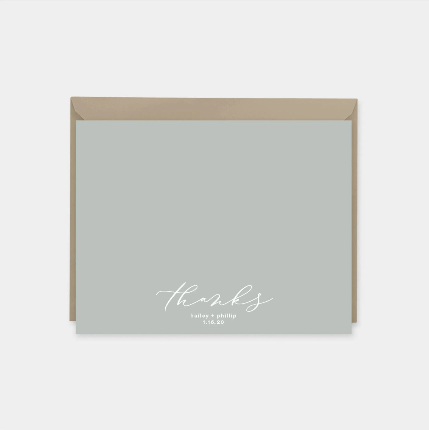 Thanks Script Wedding Note Cards | Michaels