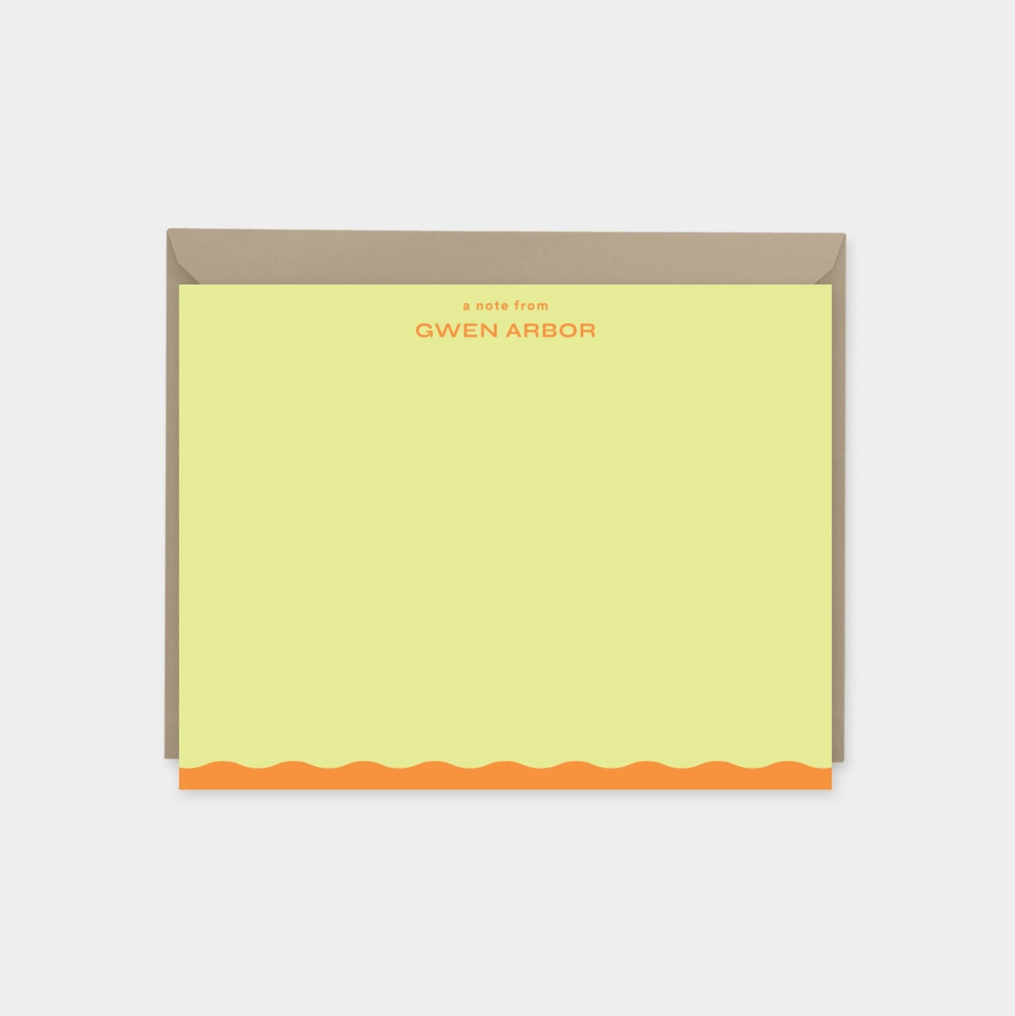 Wavy Edge Note Card Iii Michaels