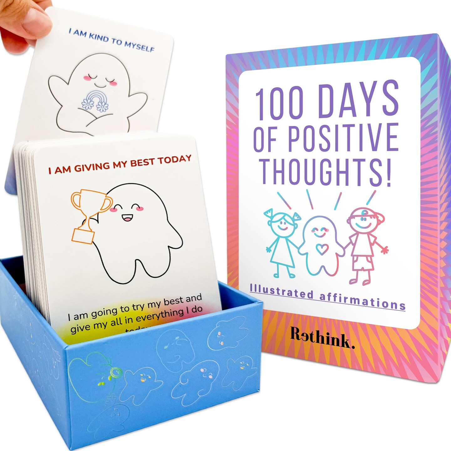 Rethink: 100 Affirmation Cards for Mental Health Kids | Michaels