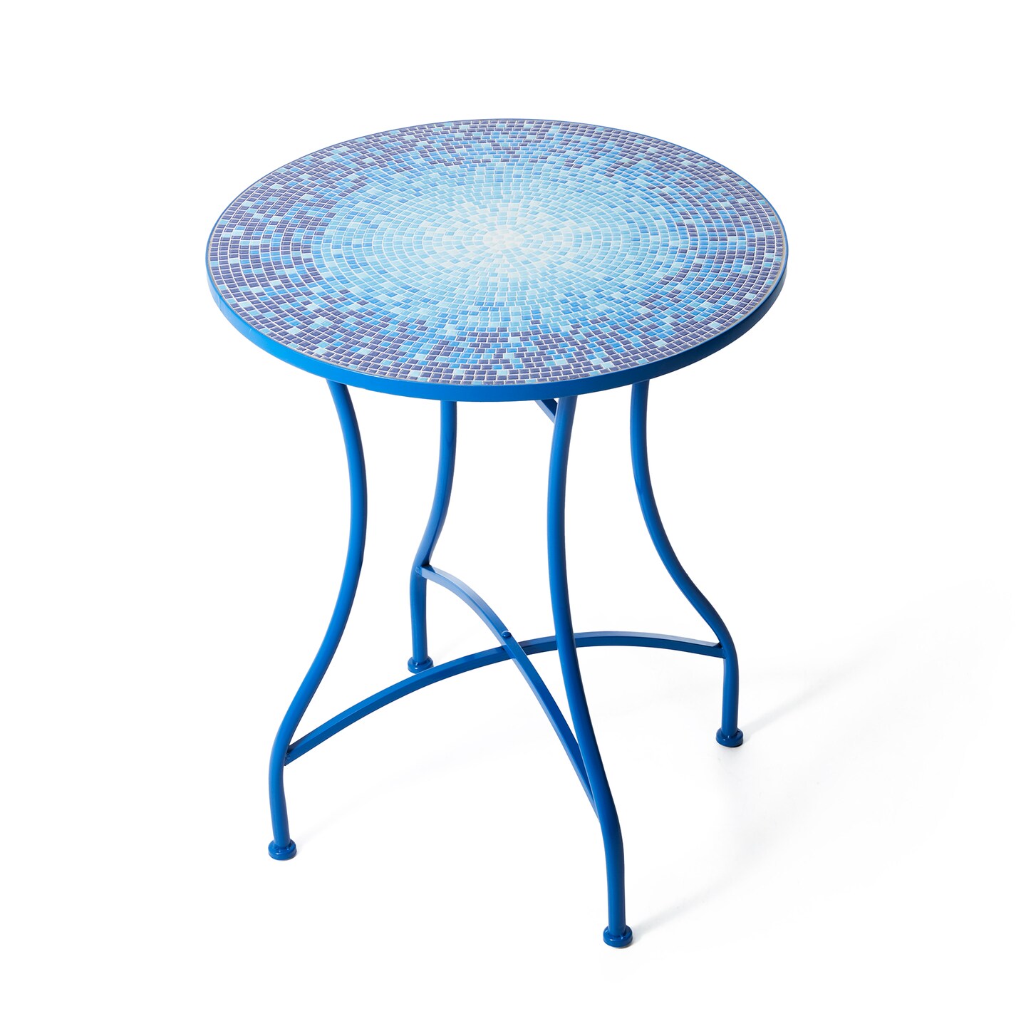 Set of 3 Outdoor Metal and Ceramic Tile Folding Bistro Set | Michaels