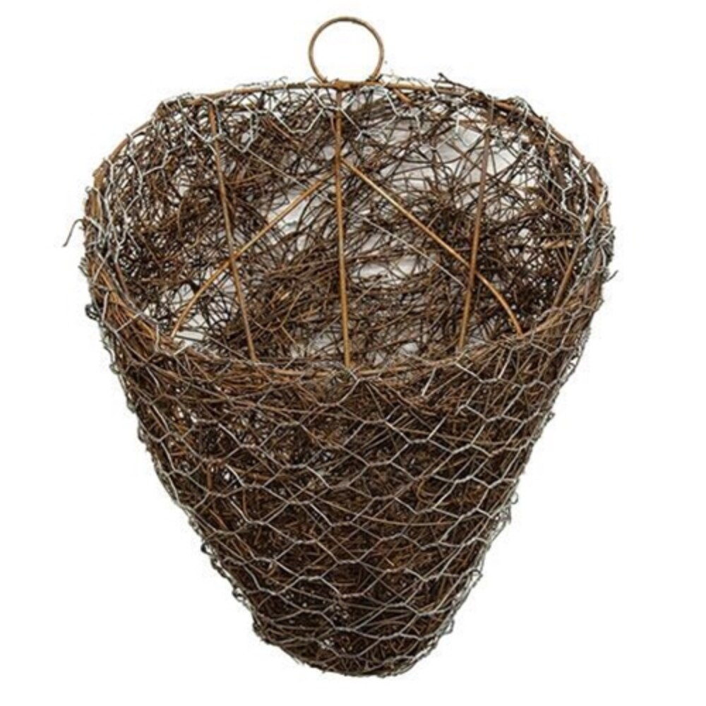Angelvine & Chicken Wire Wall Cone Basket | Michaels