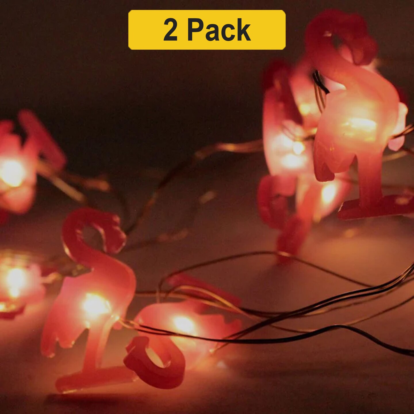 Flamingo 20 LED String Lights Battery Operated for Christmas | Michaels