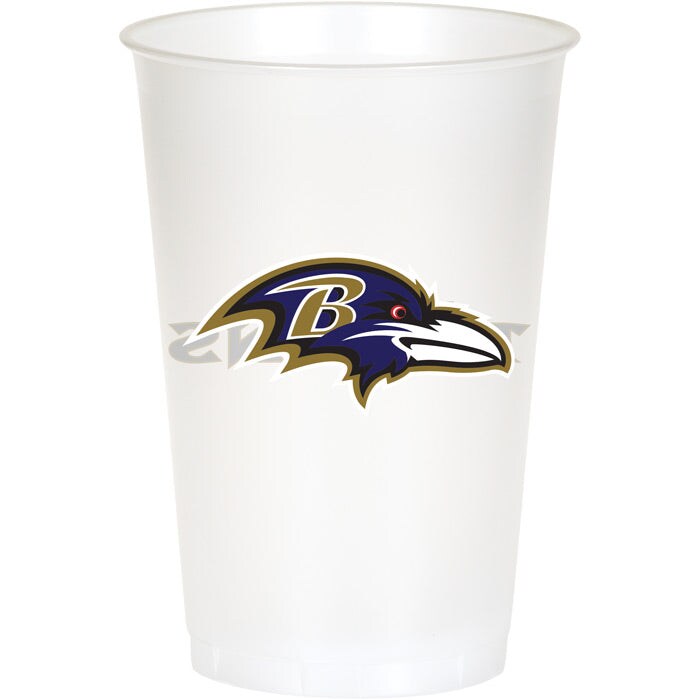 Baltimore Ravens Plastic Cup, 20 Oz (8/Pkg) | Michaels